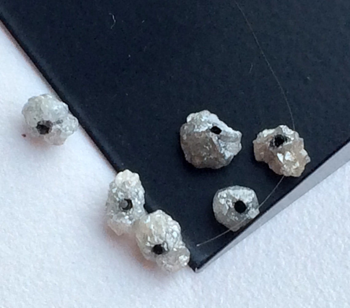 4-5mm Grey Diamond, Grey Rough Diamond, Grey Big Drill Raw Diamond, 3 ...