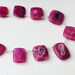 17x19 - 27x22mm Pink Solar Quartz, Solar Quartz Rectangle Beads for ...