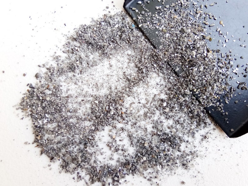 Dark Grey Diamond Dust Fine Dark Grey Diamond Dust Uncut - Etsy