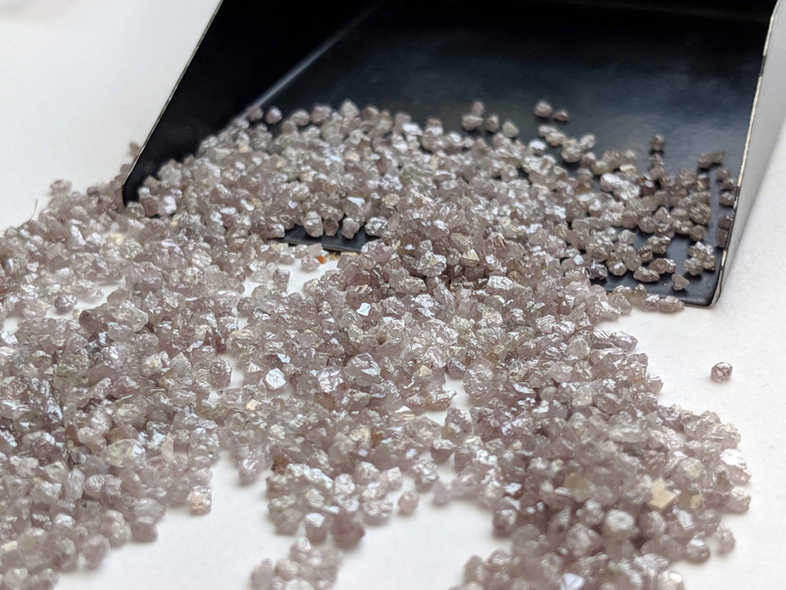 1.5-2mm Raw Pink Diamond Natural Rough Pink Diamond Raw | Etsy