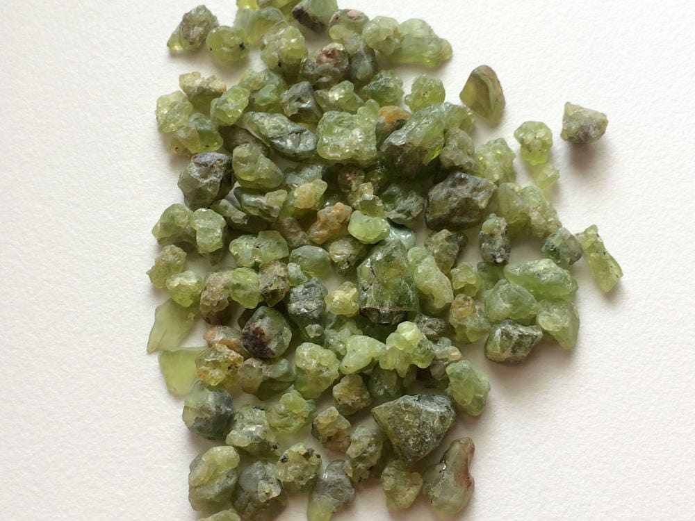 4-12mm Peridot Rough, Natural Peridot Raw Rough Stones, Loose Peridot ...