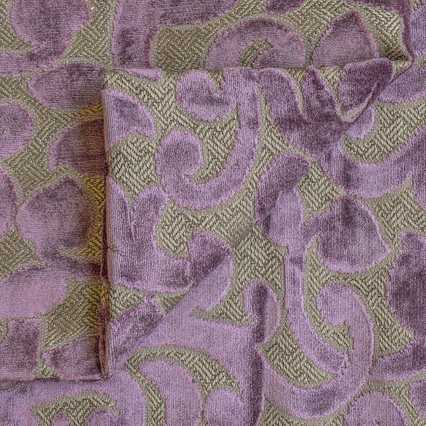 Purple Floral Upholstery Fabric - Etsy