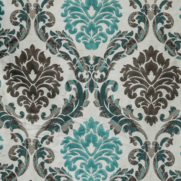 Teal Damask - Etsy