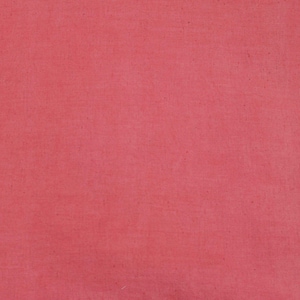 Coral Pink Cotton Linen Fabric by the Yard / Metre, Decorative Linen ...