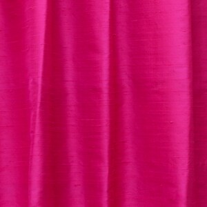 Fuchsia Pink 100% Pure Silk Fabric by the Yard, 41 Inch Pure Silk ...
