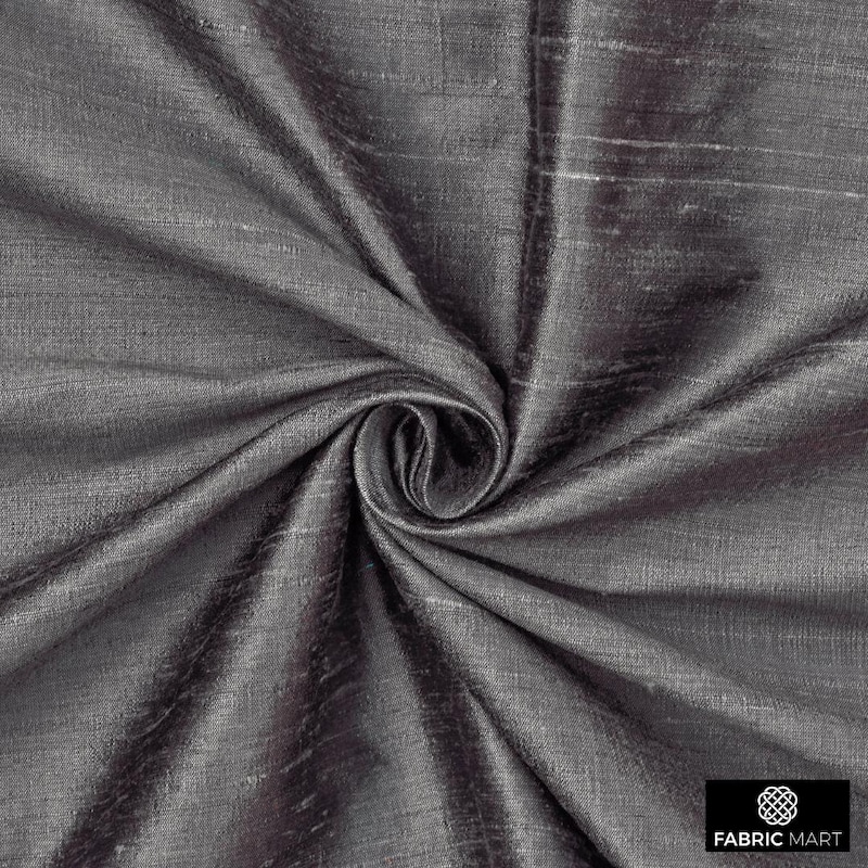 Grey Silk Fabric - Etsy
