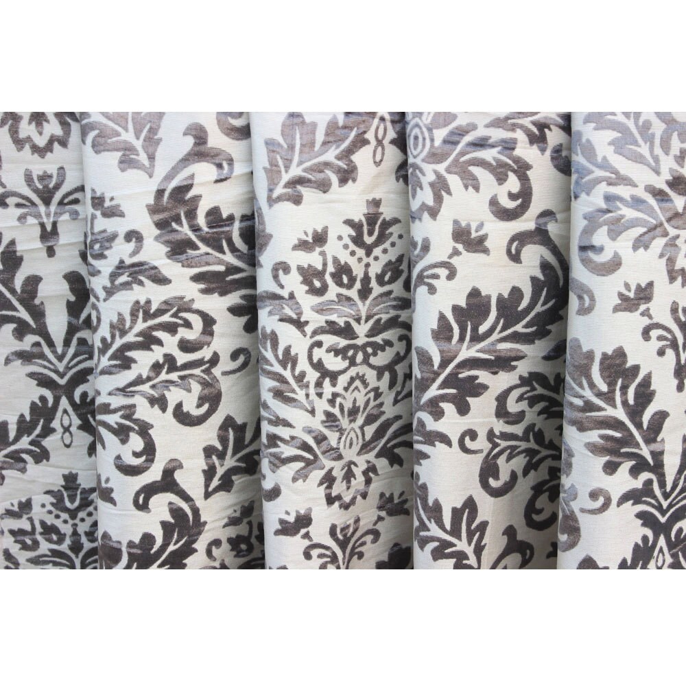 Paloma Grey Damask Fabric by the Yard Upholstery Curtain - Etsy Australia
