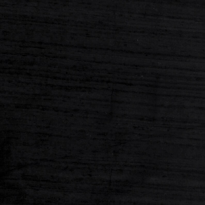 Black 100% Pure Silk Fabric by the Yard Pure Silk Fabric - Etsy