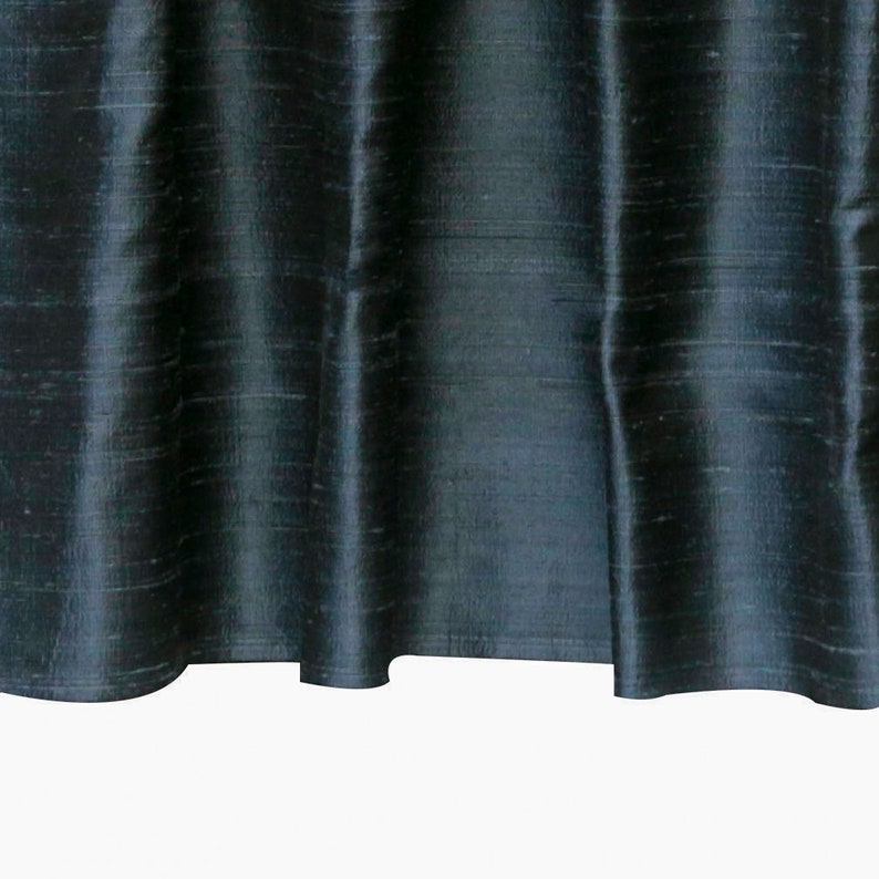 Midnight Blue Silk Fabric by the Yard Silk Fabric Silk - Etsy