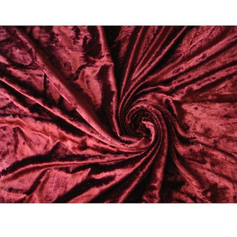Maroon Velvet Fabric by the Yard Rayon Velvet Fabric Velvet - Etsy