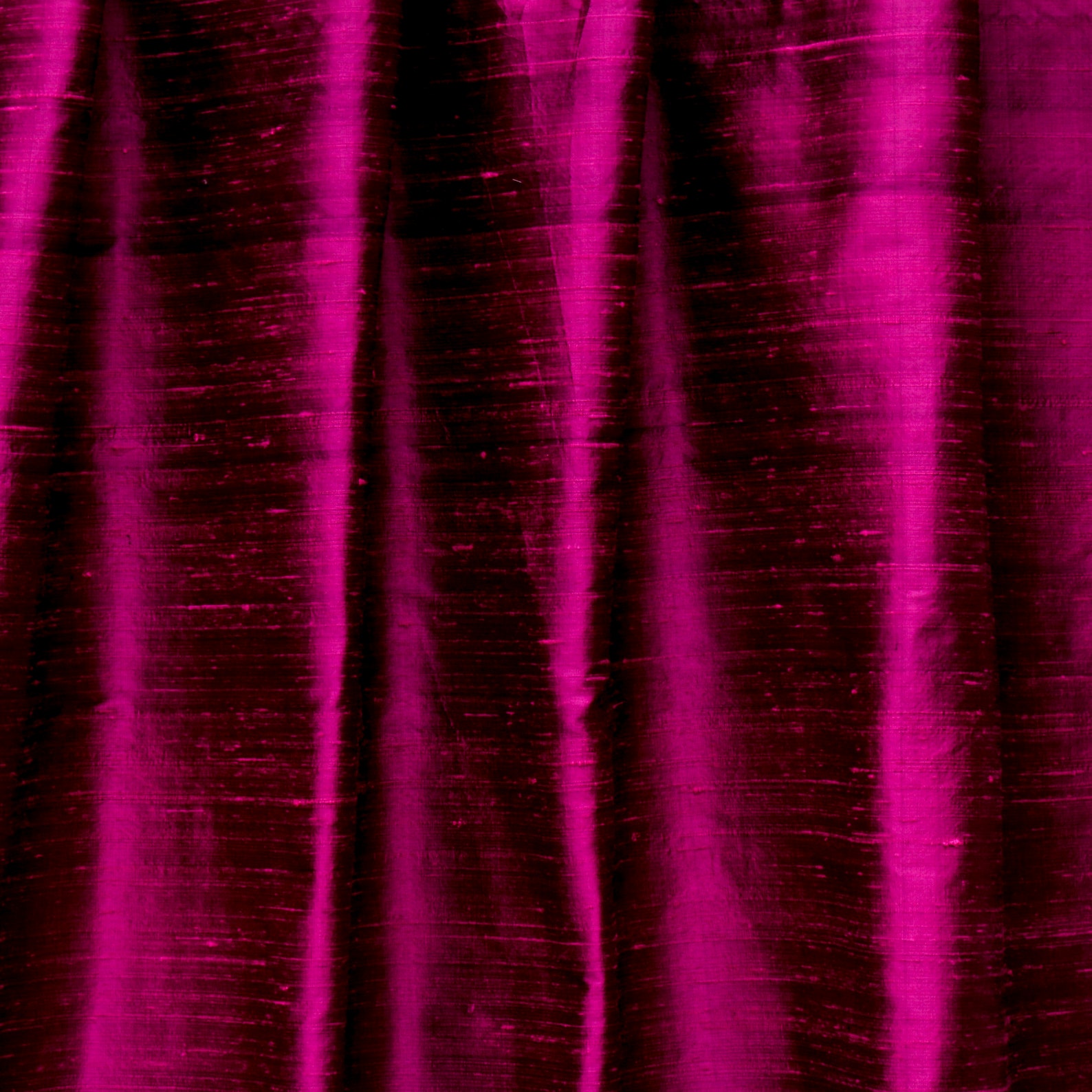 Dark Fuchsia Pink 100% Pure Silk Fabric By The Yard Pure Silk | Etsy