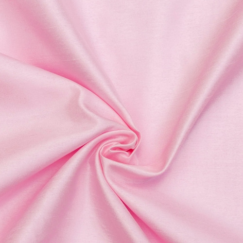 Light Pink Crushed Faux Silk Fabric by the Yard Faux Silk - Etsy