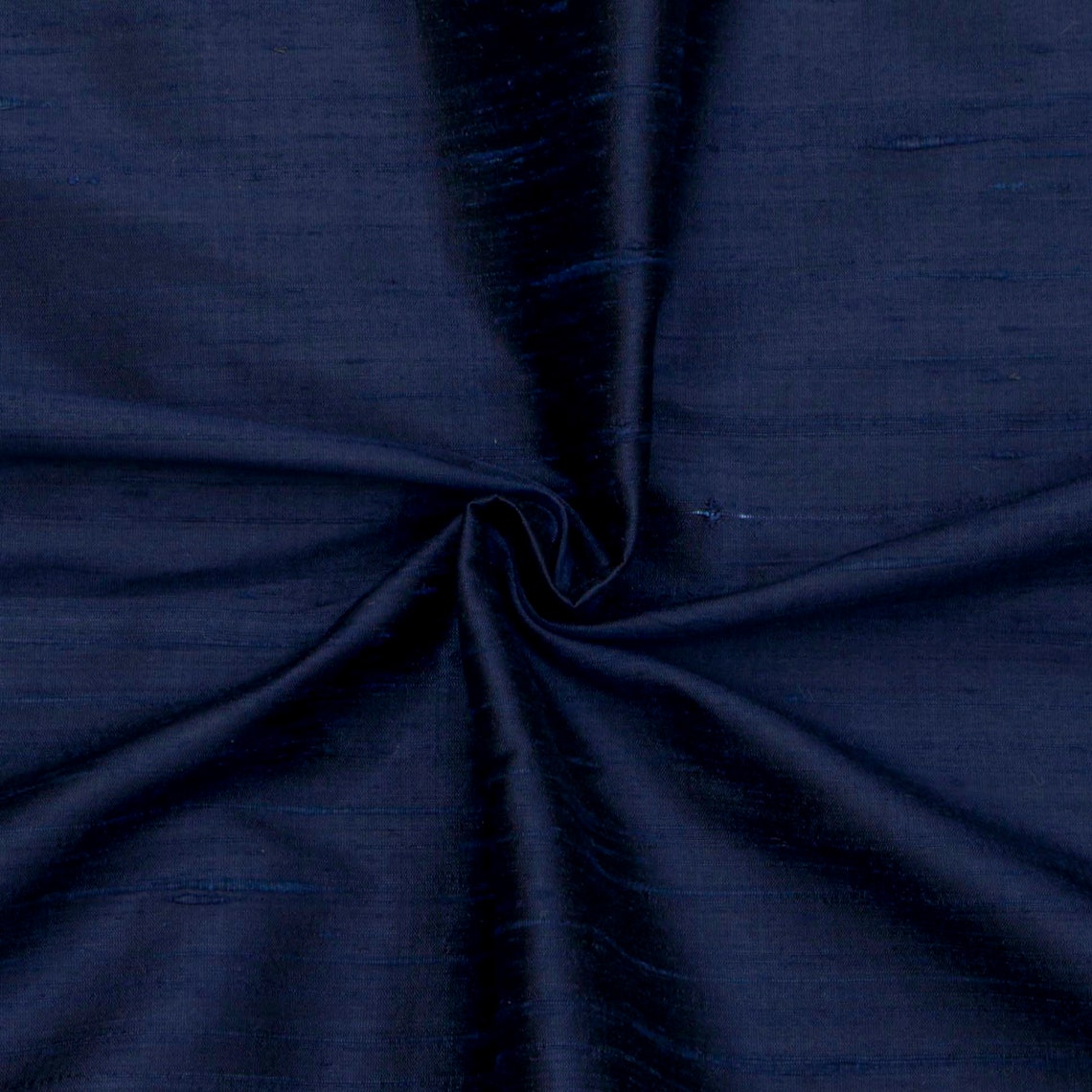Navy Blue 100% Pure Silk Fabric by the Yard Pure Silk Fabric | Etsy India
