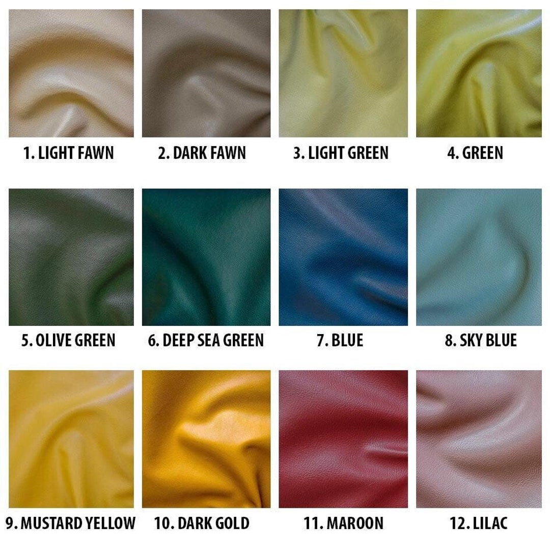 Faux Leather Fabric by the Yard/ Metre, High Quality 54 Inches Wide ...