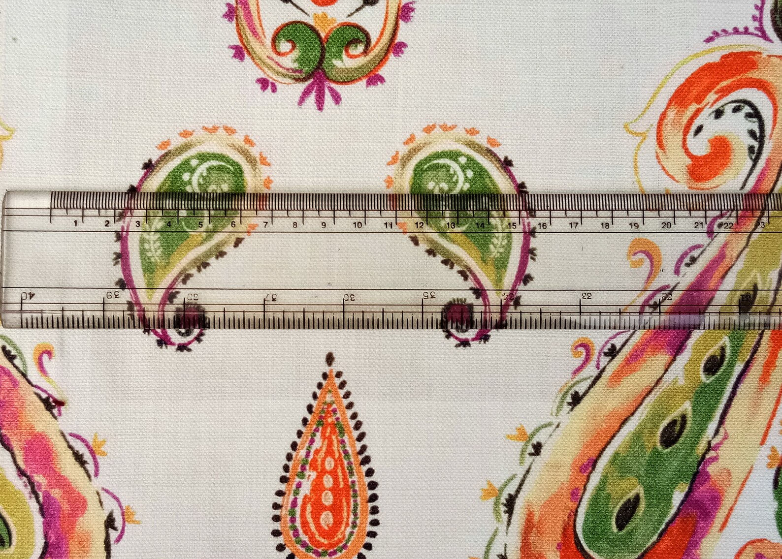 Royal Orange Damask 100% Cotton Spun Fabric by the Yard | Etsy