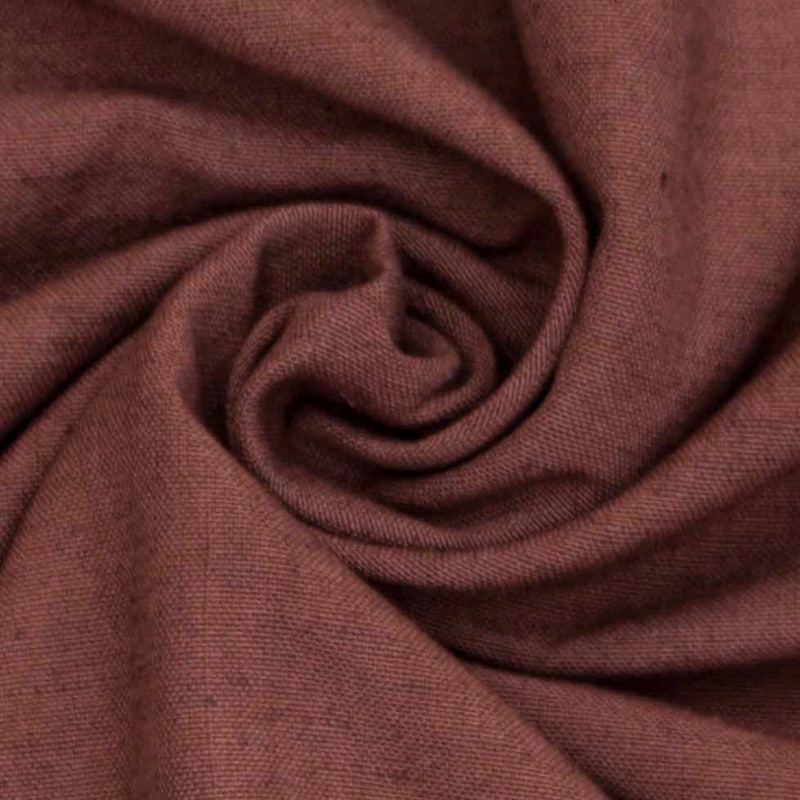 Linen Rust Fabric - Etsy