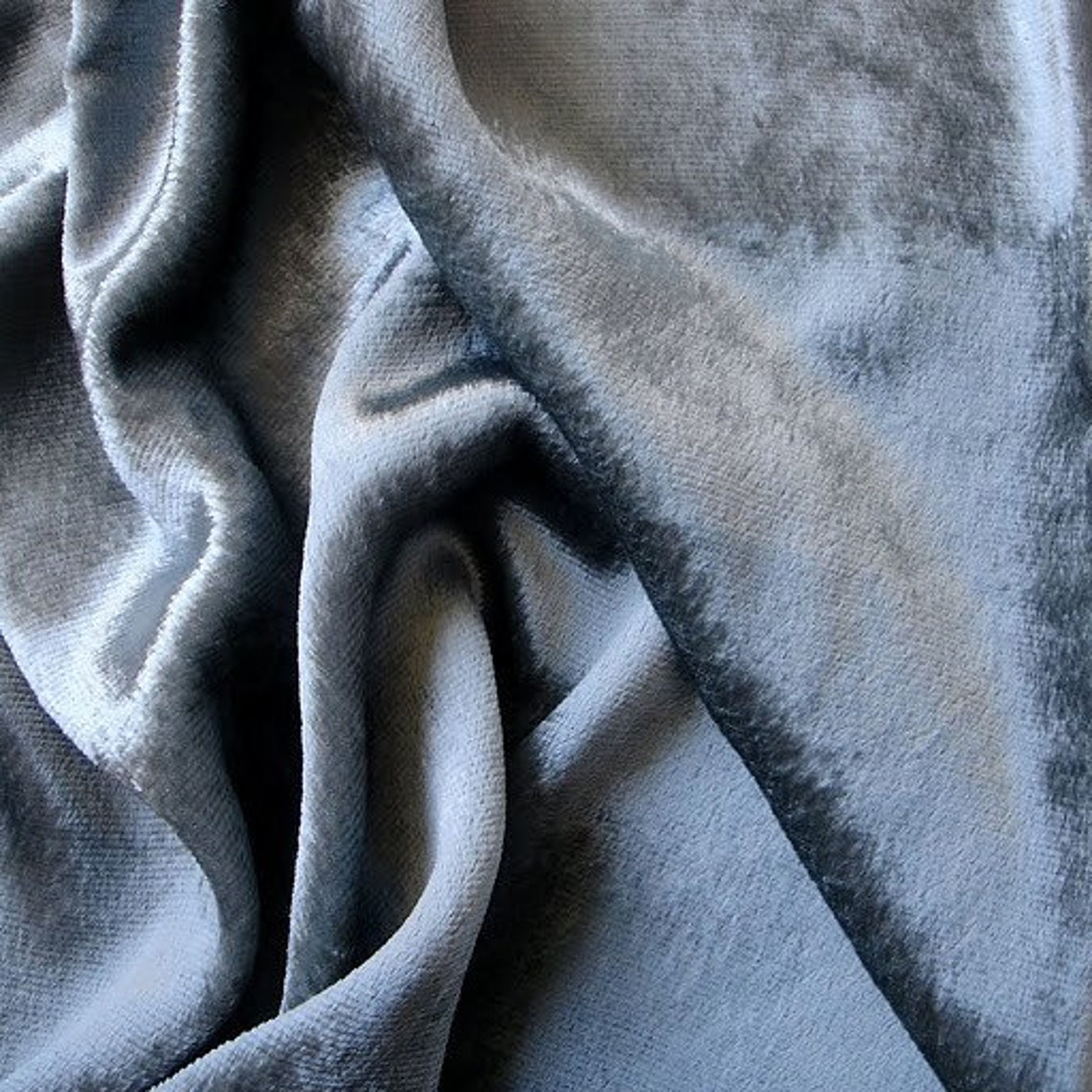 Light Silver Velvet Fabric Yardage Commercial Fabric Curtain | Etsy