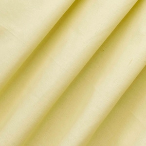 Light Yellow Cotton Linen Fabric by the Yard / Metre, Decorative Linen ...