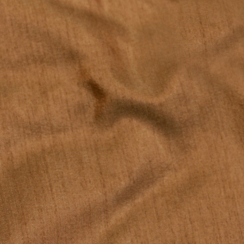 Dark Tan Art Silk Fabric by the Yard Faux Silk Curtain | Etsy