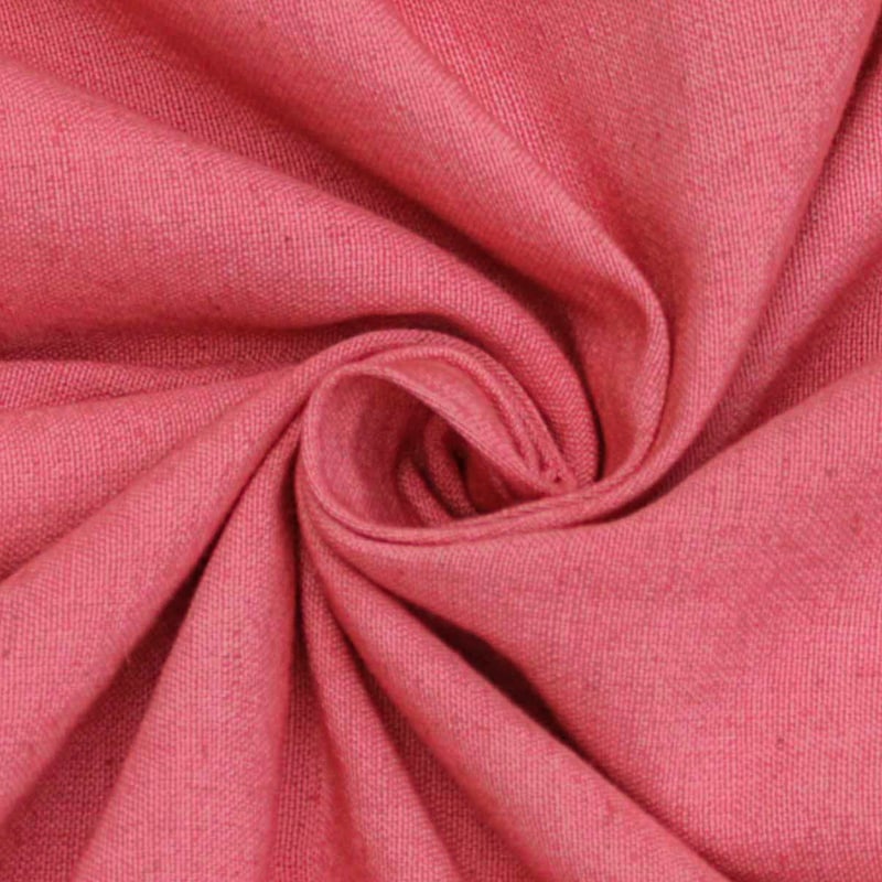 Dark Coral Fabric - Etsy