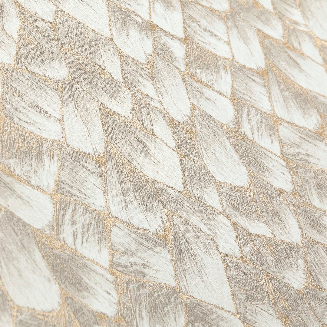 Pebble Street Abstract Fabric by the Yard / Metre, Jacquard Weave ...