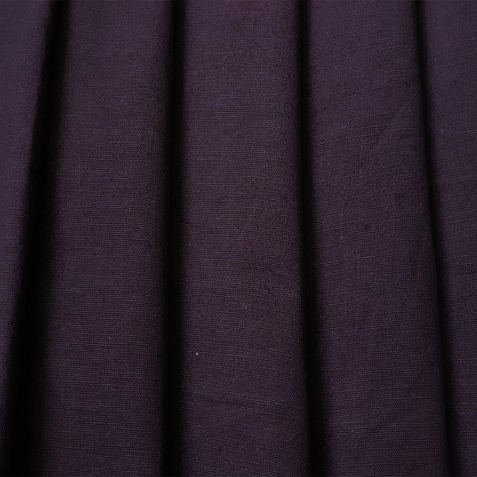 Purple Cotton Linen Fabric by the Yard / Metre, Decorative Linen Fabric ...