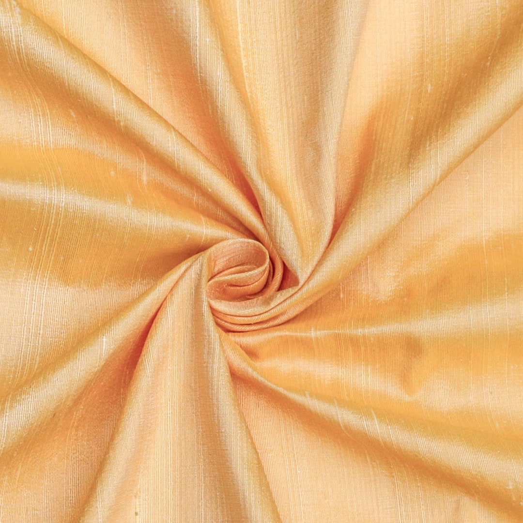 Mustard Orange Silk Fabric by the Yard, 41 Inch Mustard Orange Silk ...