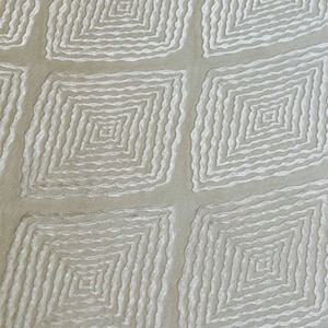 Textured Diamonds Jacquard Fabric by the Yard / Metre, Geometric Fabric ...