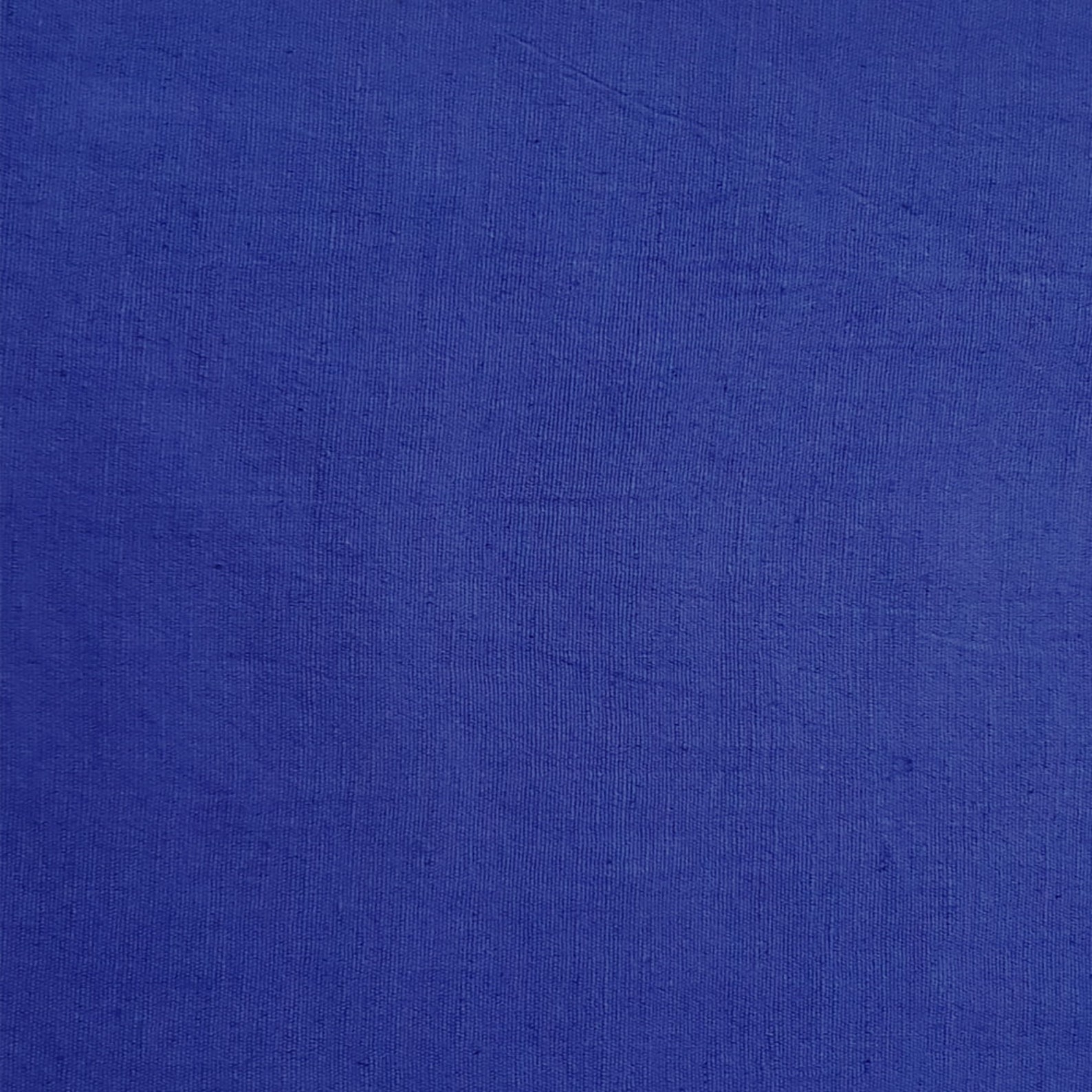 Royal Blue Cotton Linen Fabric by the Yard Decorative Linen - Etsy
