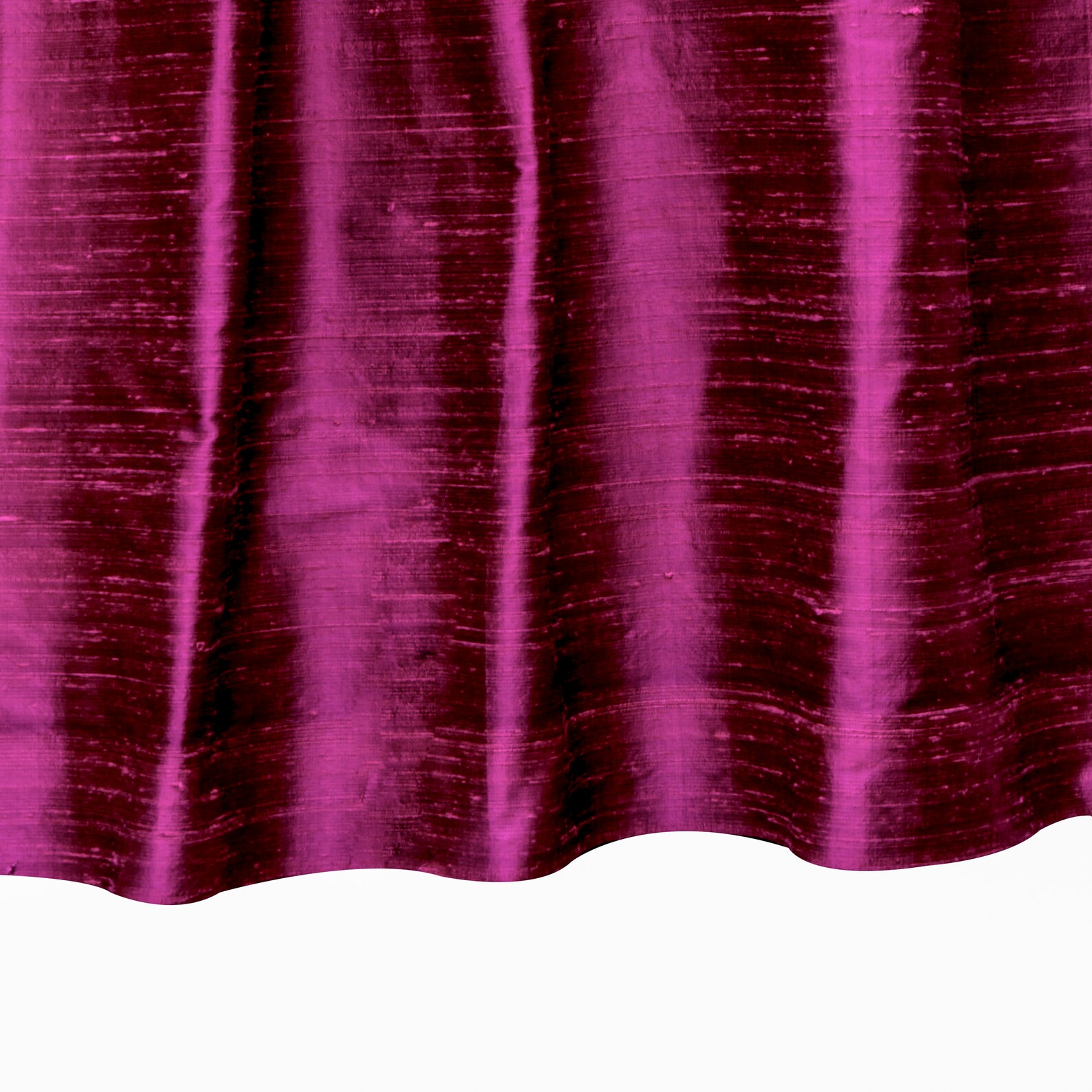 Dark Fuchsia Pink 100% Pure Silk Fabric by the Yard Pure Silk | Etsy