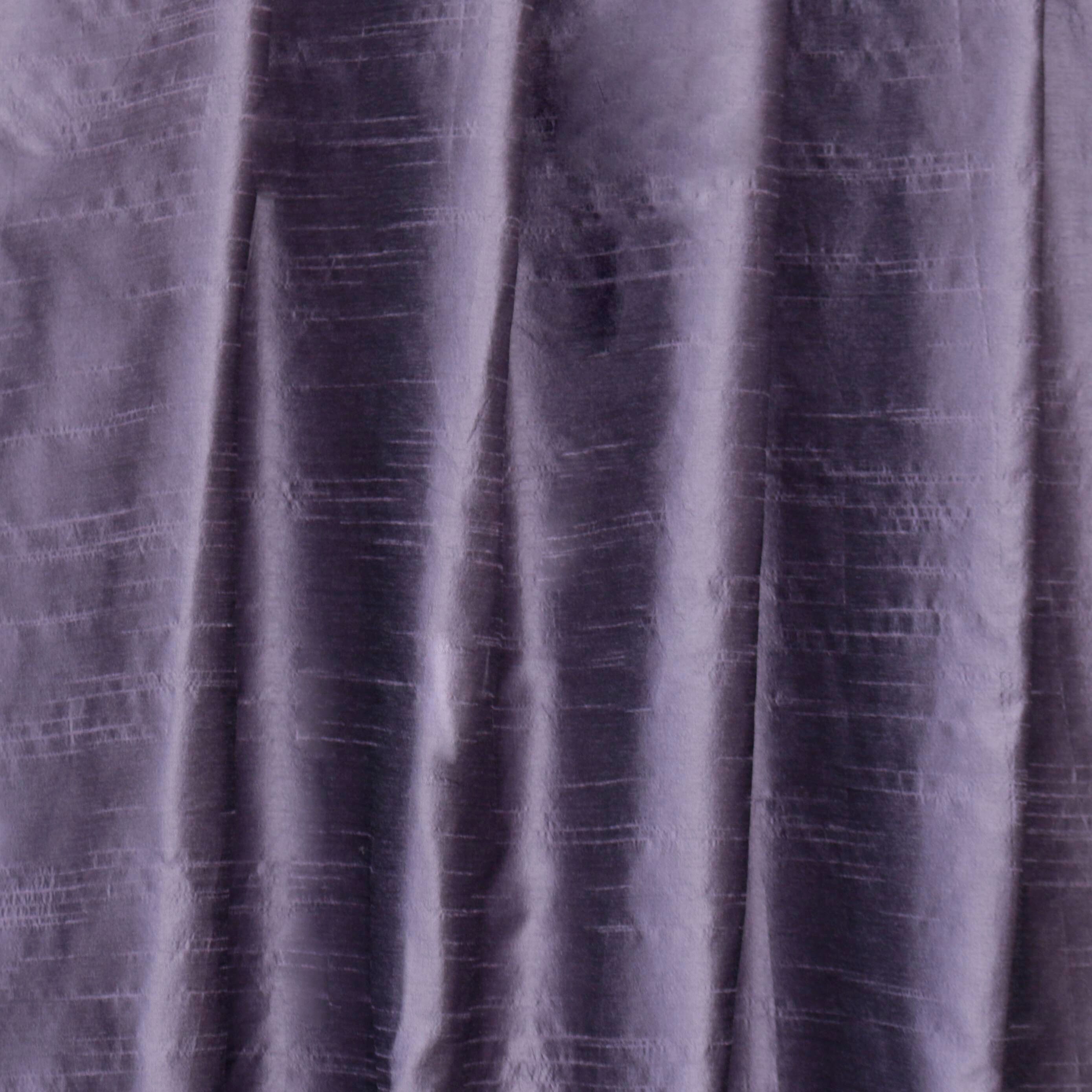 Dull Violet Art Silk Fabric By The Yard Faux Silk Curtain | Etsy