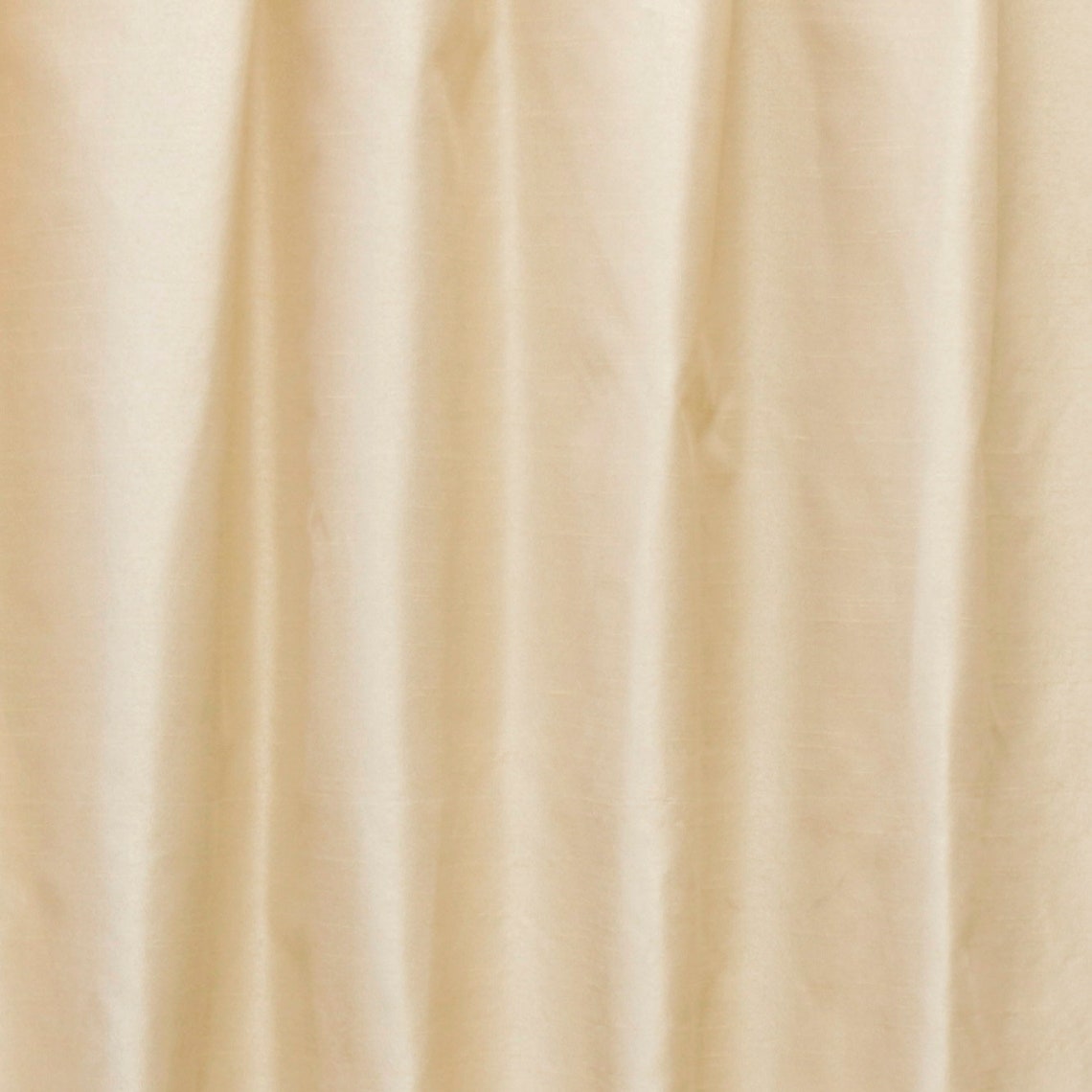 Champagne Art Silk Fabric by the Yard Faux Silk Curtain - Etsy