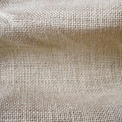 Light Beige Burlap Fabric 1 Yard - Etsy