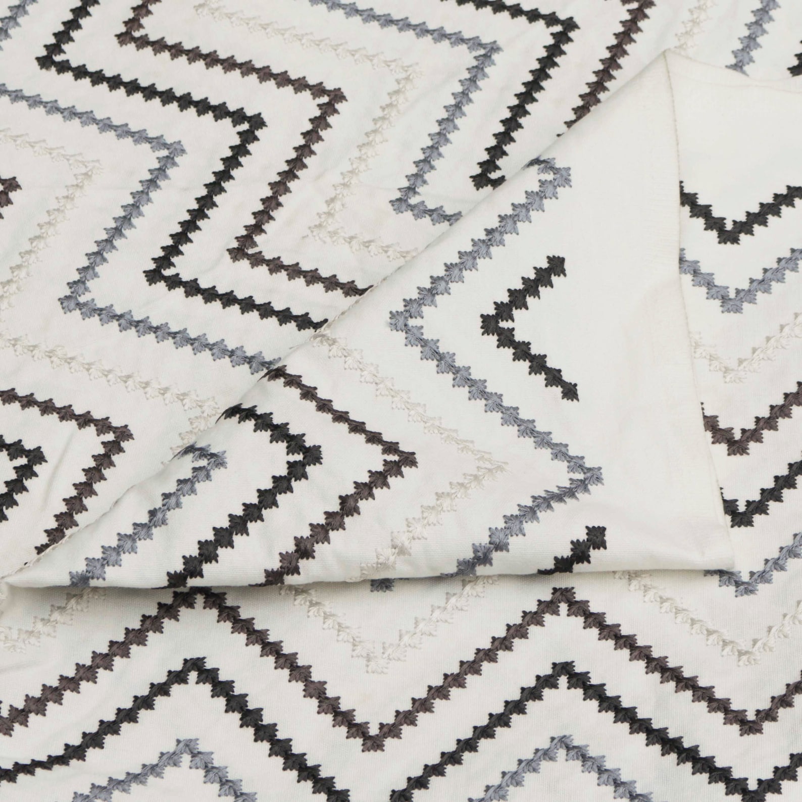 Embroidered Diamonds Fabric By The Yard Cotton Embroidered | Etsy