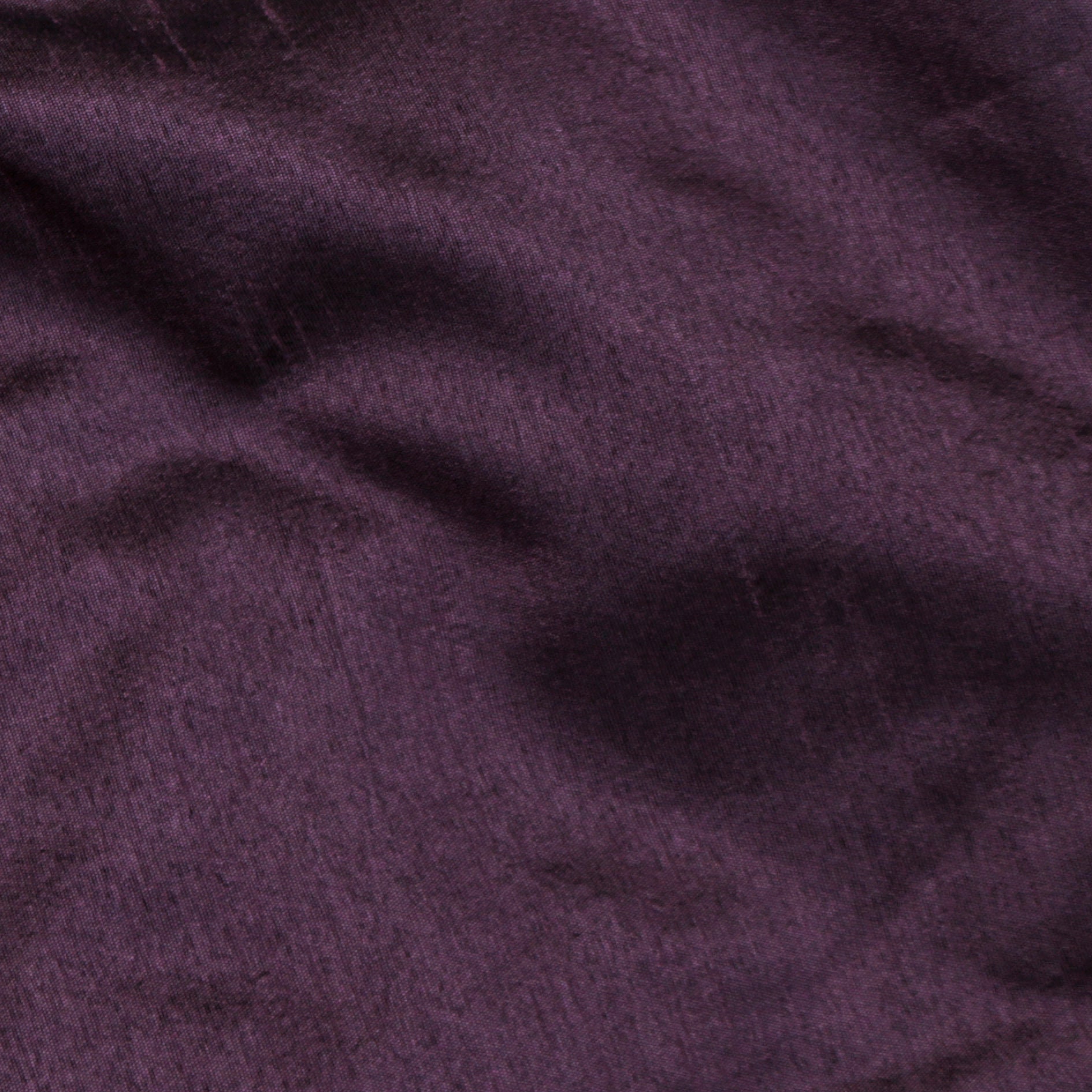 Dark Plum Art Silk Fabric By The Yard Faux Silk Curtain | Etsy