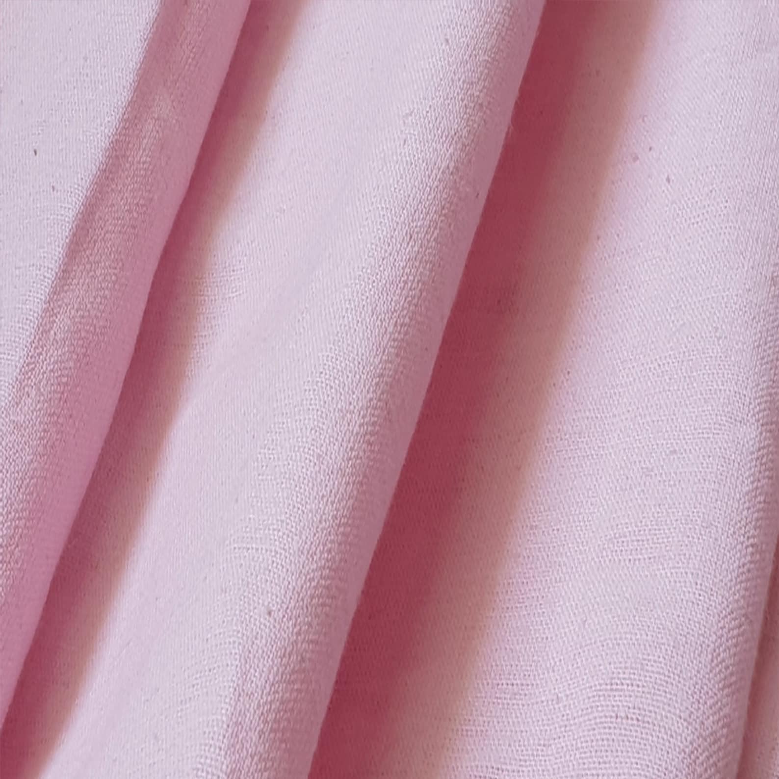 Soft Pink Cotton Linen Fabric by the Yard Decorative Linen - Etsy