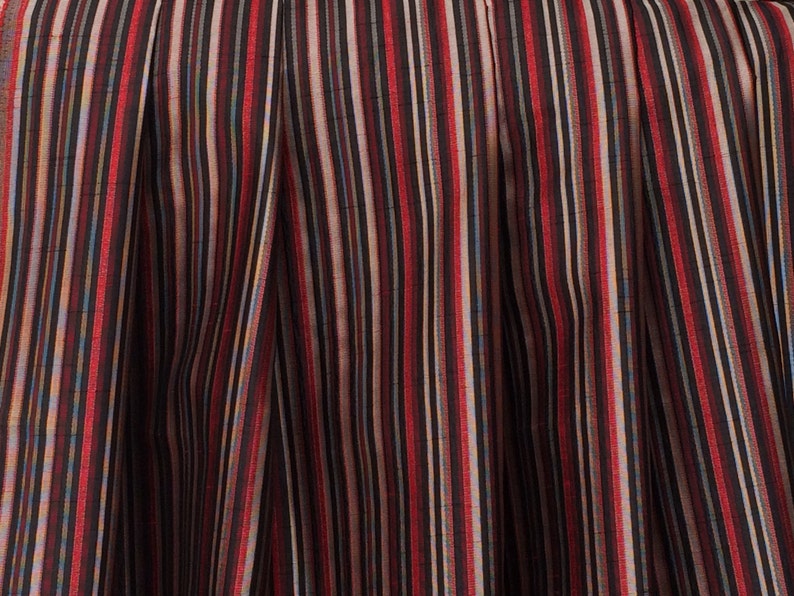 Broadway Red Stripe Curtain Drape Curtain Panel Custom Curtain | Etsy
