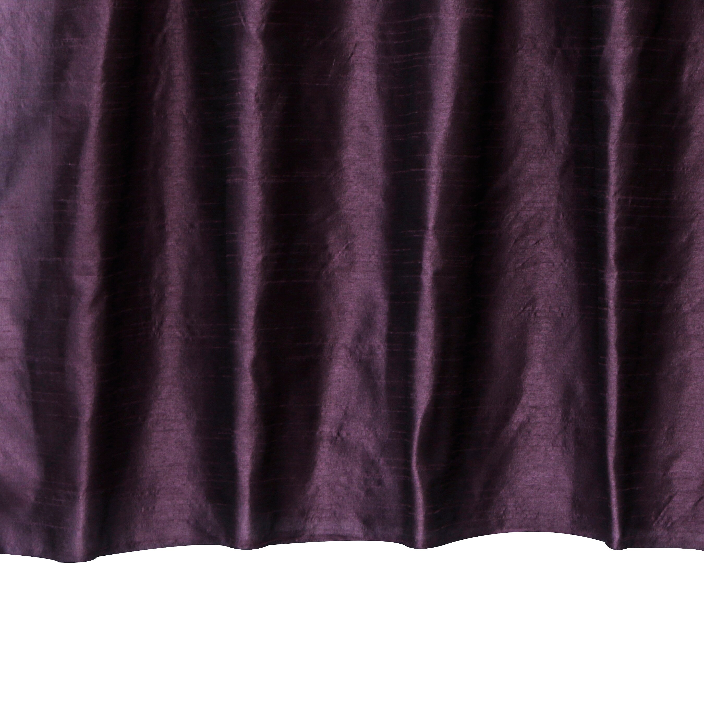 Dark Plum Art Silk Fabric By The Yard Faux Silk Curtain | Etsy