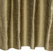 Dull Olive Green Art Silk Curtain Panels, Faux Silk Curtains rod Pocket ...