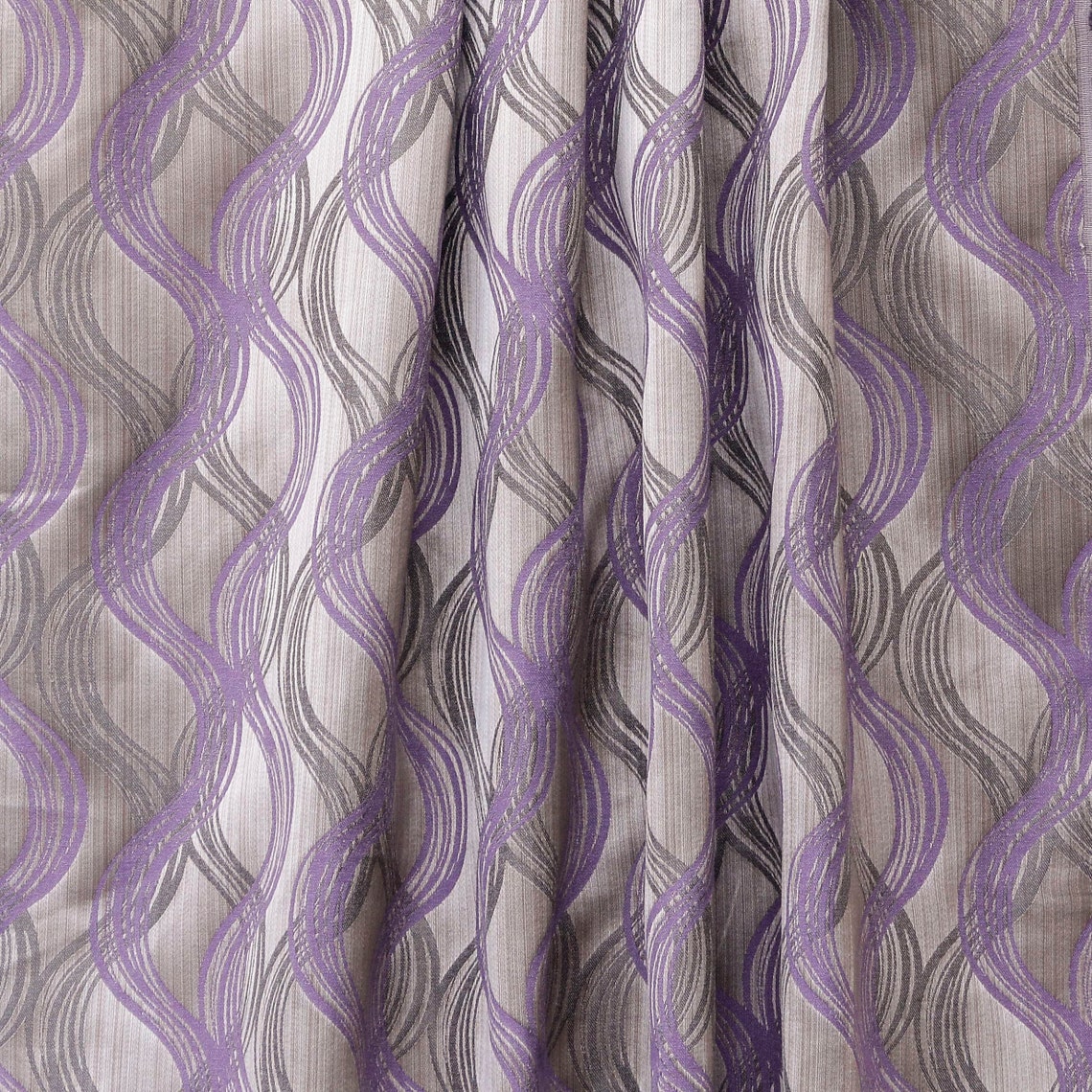 Purple Stripes Fabric by the Yard Jacquard Fabric Upholstery - Etsy