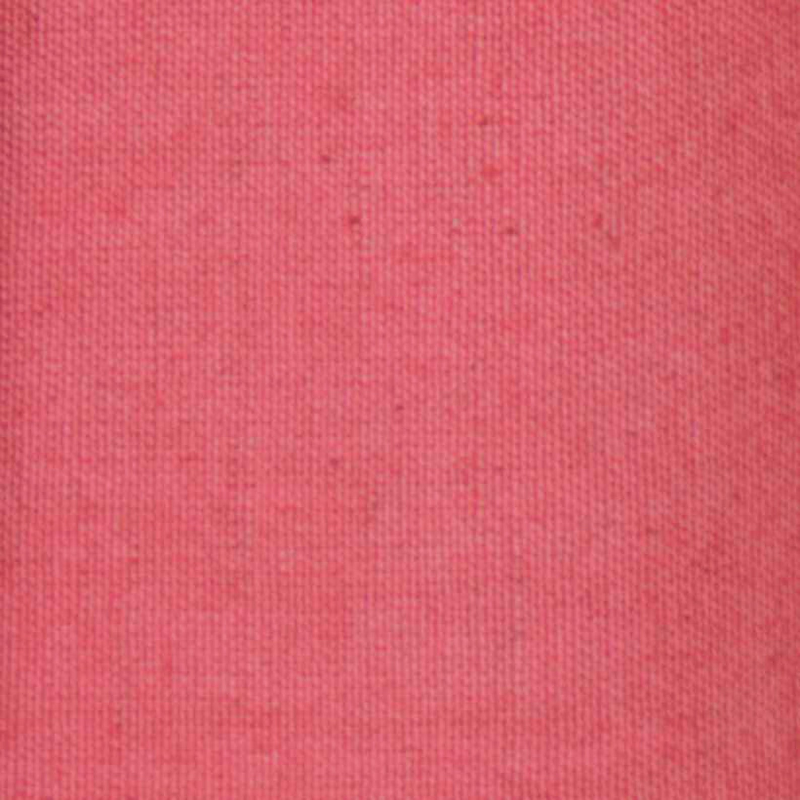 Coral Pink Cotton Linen Fabric by the Yard Decorative Linen - Etsy