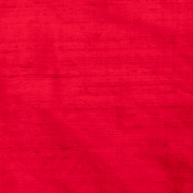 Blood Red 100% Pure Silk Fabric by the Yard Pure Silk Fabric - Etsy