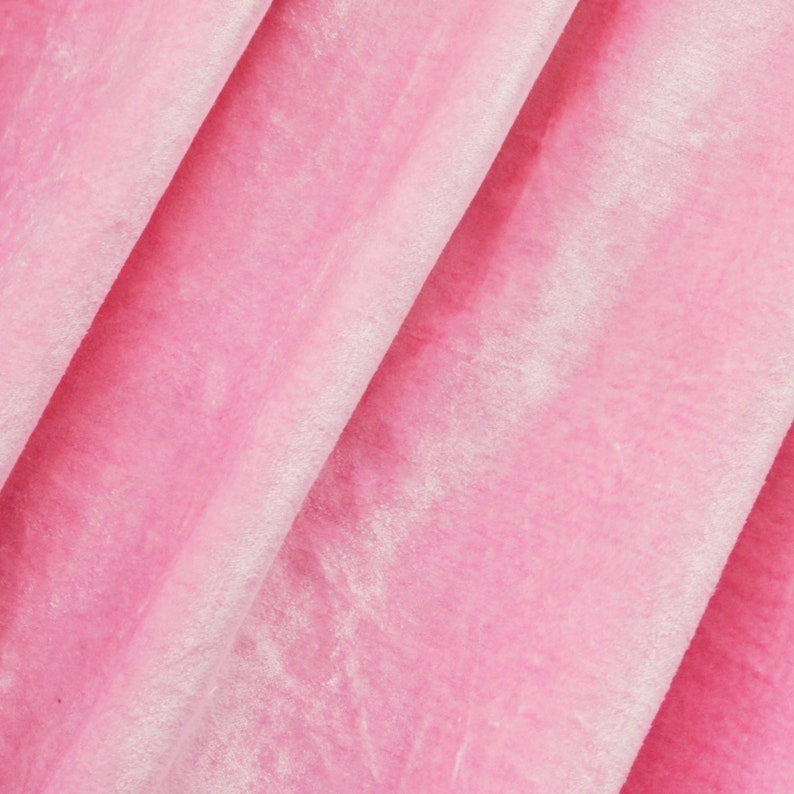 Light Pink Cotton Velvet by the Yard 54 Inch Wide Velvet - Etsy