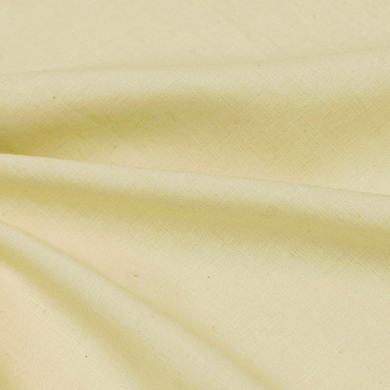 Bright Yellow Linen Fabric