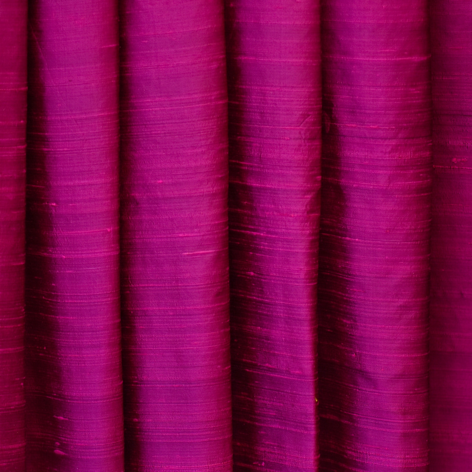 Dark Fuchsia Pink Silk Dupioni Curtain Panels rod Pocket - Etsy