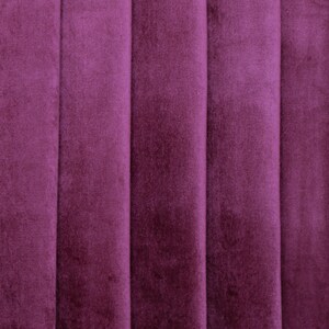 Plum Cotton Velvet by the Yard, 54 Inch Wide Velvet, Upholstery Weight ...