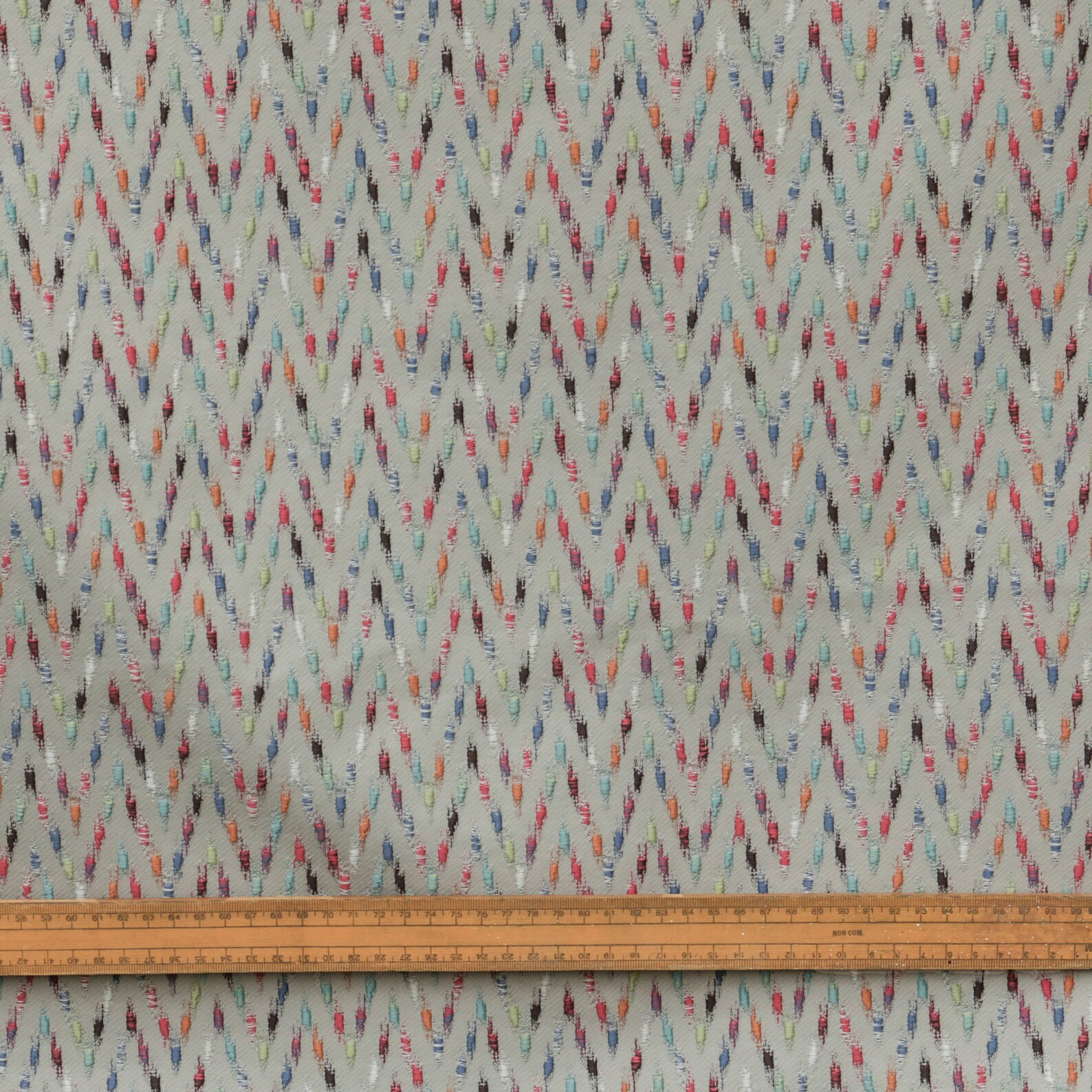 Colorful Chevron Embroidery Fabric by the Yard / Metre, Jacquard ...