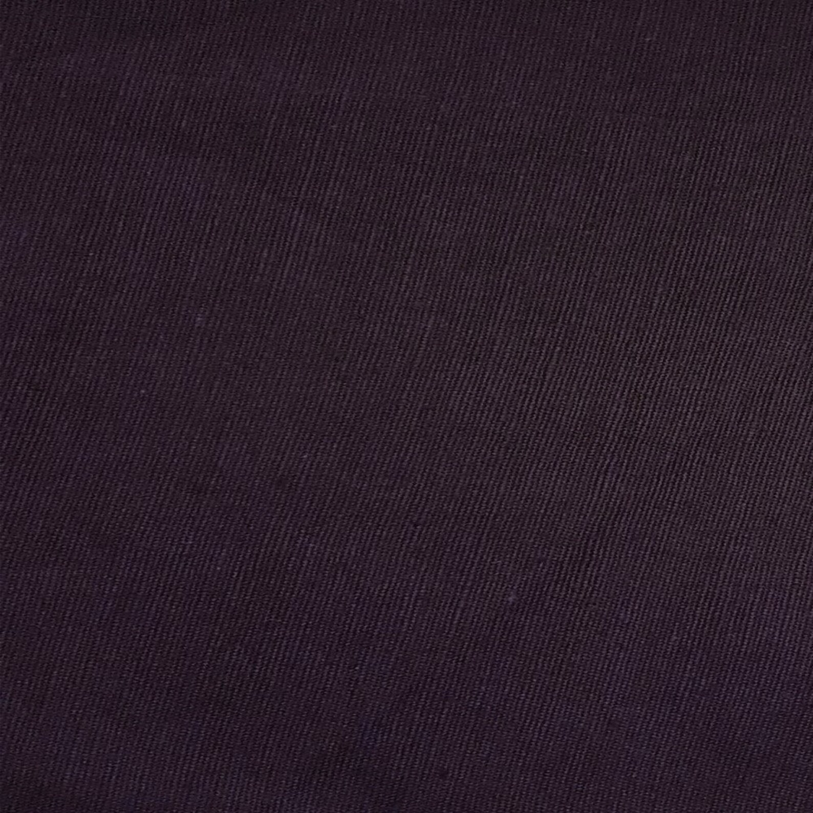 Purple Cotton Linen Fabric by the Yard / Metre, Decorative Linen Fabric ...