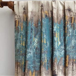 Abstract Love Damask Upholstery Fabric by the Yard / Metre, Printed ...