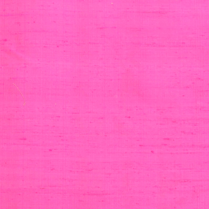 Bubblegum Pink 100% Pure Silk Fabric by the Yard Pure Silk - Etsy